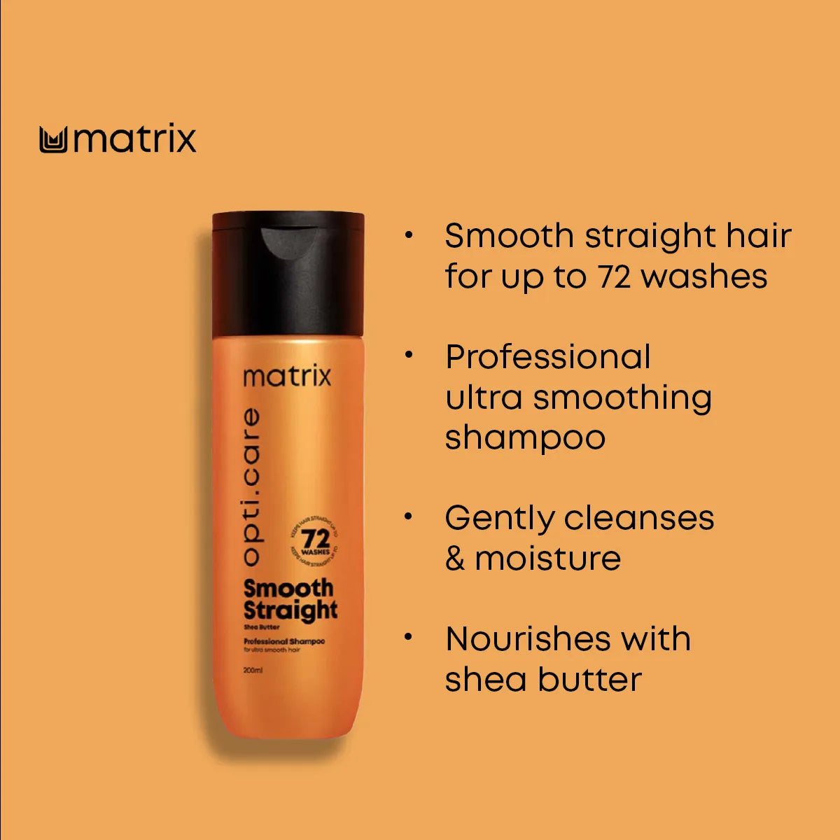 Matrix Opti.Care Smooth Straight Shampoo for Frizz - Prokarehub